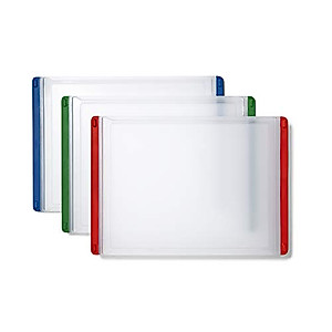 OXO Good Grips 3-Piece Plastic Everyday Cutting Board Set - Red, Green, Blue