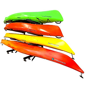 StoreYourBoard Kayak Dock Storage Rack, Outdoor Over The Water Mount, Holds 400 lbs, Heavy-Duty Metal Stand