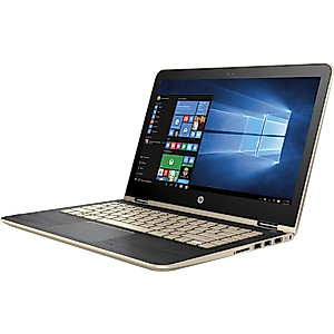 HP 2016 X360 Touchscreen 13.3-inch FHD 1920 x 1080 2-in-1 Convertible Laptop (Intel Core i5-6200U, 8GB RAM, 128GB SSD, HDMI, IPS, Backlit Keyboard, Bluetooth, 802.11ac, Win10- Modern Gold)