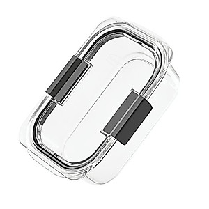 Rubbermaid Brilliance Food Storage Container, Medium, 3.2 Cup, Clear 1991156