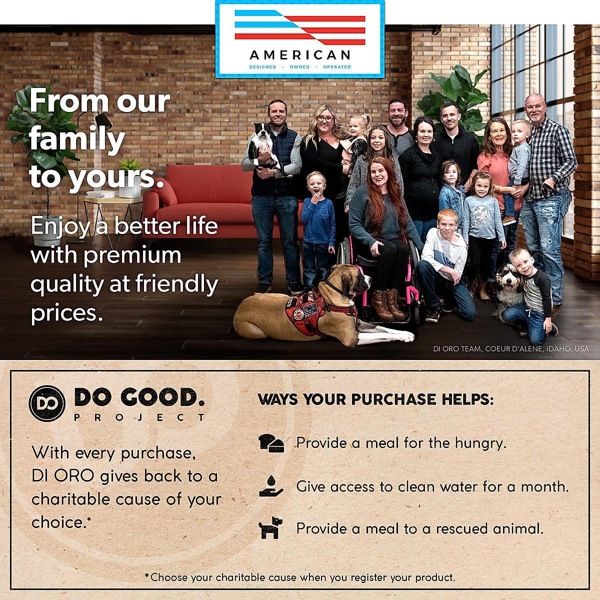 DI ORO Designer Series Wide Slotted Turner Spatula - Features 600F Heat-Resistant No-Melt Rubber Spatula Handle and Blade - Silicone Kitchen Spatula for Cooking or Baking - Dishwasher Safe