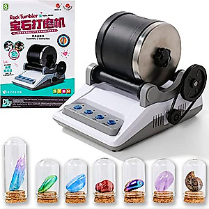 Advanced Professional Hobby Rock Tumbler Kit with Stones Collection