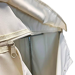 Portable Garment Rolling Rack Cover - Protect Your Clothes From Dust Keep Your Room Looking Organized (Cover Only) - 36"Wx18"Dx68"H