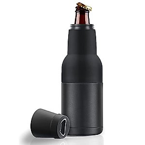 Double Wall Insulated Can Stainless Steel Double Wall Vacuum Insulated Can Cooler with Bottle Opener for 12oz Bottles Cans