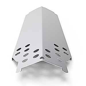 BQMAX Stainless Steel Repair Kit for Charbroil Classic 280 2-Burner, 360 3-Burner Liquid Propane, G320-0200-W1, G215-0203-W, Gas Grill Burner, Heat Plates Shield Tent and Crossover Tube (3-Pack)