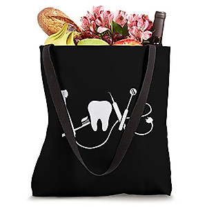 Dental Tools Graphic Dentistry Dental Office Hygienist Tote Bag