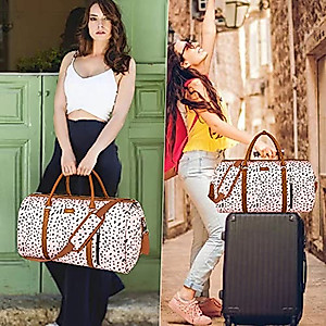 Garment Bag for Travel With Toiletry Bag Convertible Carry On Weekender Bag Large Travel Duffel Bags for Women 2 in 1 Hanging Suitcase Suit Travel Bags for Women & Men 3pcs Set