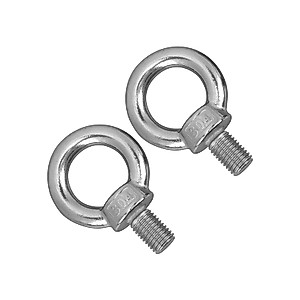 Lifting Ring Eye Bolt, 2Pcs Stainless Steel Lifting Ring Eye Bolt Heavy Duty Marine Grade Ring Screw Bolts(M16)