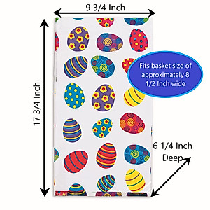 Easter Basket Bags (12 Pack) 17 3/4" Cellophane