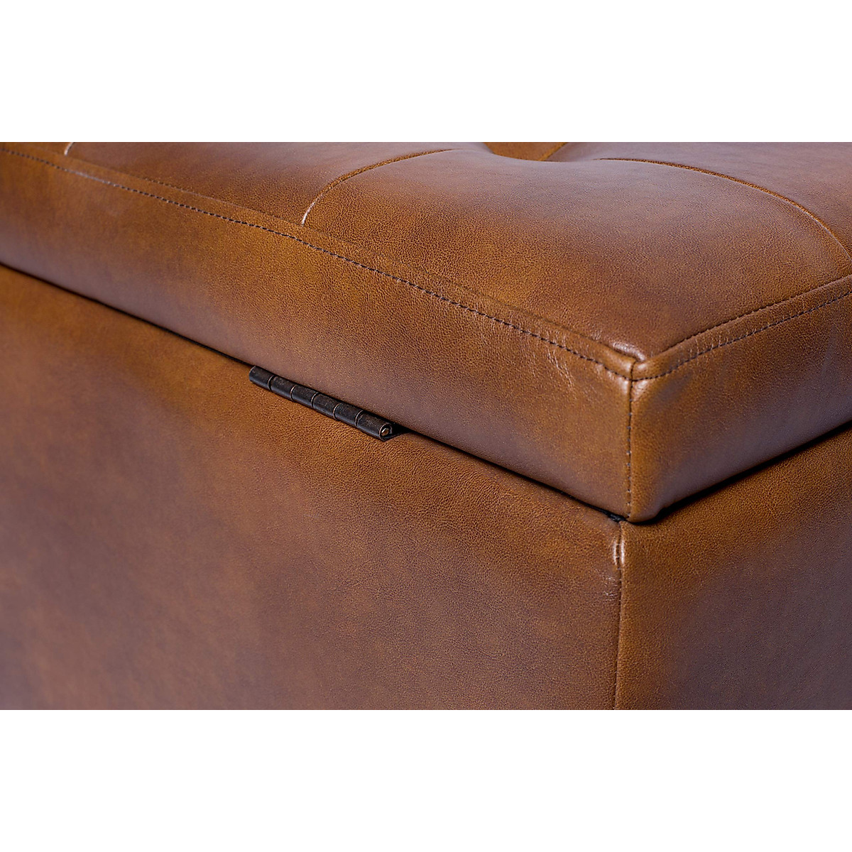 Sunpan Teegan Bench - Bravo Cognac