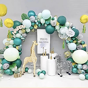 120pcs Mint Green Balloons 5inch Mint Green Balloons Pastel Green Balloons Latex Balloons Birthday Party Balloon for Light Green Balloon Garland Arch Kit Baby Shower Wedding Valentine Decors Christmas