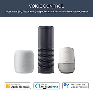 eco4life Smart Outlet, Mini Wifi Plug, Work with Alexa, Google Home, No Hub Needed, App Remote Control, Set Timer, UL certified (3 pack)