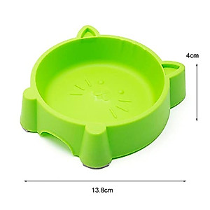 FUUIE Bowls for Food and Water Bowl Durable Thickened Plastic Bowls for Pets (Color : Blue)