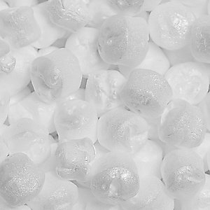Bean Products Bean Bag Refill Beads - 100% Recycled New Polystyrene Filler Beads for Lasting Support - Poly Fill Beans - Versatile Filling for DIY Projects - Made in USA - 2 Cubic ft.