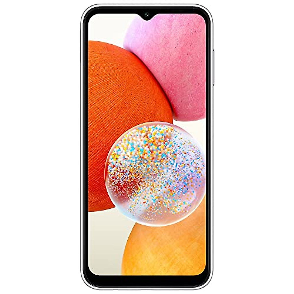 SAMSUNG Galaxy A14 (128GB, 4GB) 6.6'', Android 13, 5000mAh Battery, 50MP Triple Camera, Dual SIM 4G Volte GSM Unlocked International Model A145M/DS (w/ 256GB SD, Silver)