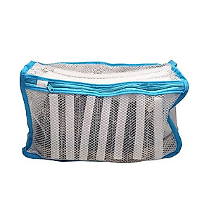 The Sneaker Laundry Bag Footwear White Mesh Washing Bag For Gentle Washing