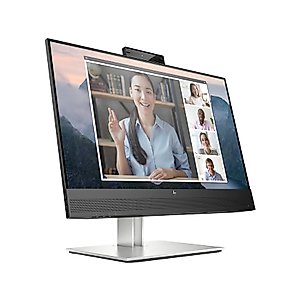 HP E24mv G4 FHD (1920 x 1080) Monitor, Display and HDMI USB-A 3.1 Gen 1 Ports, Anti-Glare, Up to 16.7 Million Colors, Horizontal Viewing Angle 178° (Renewed)