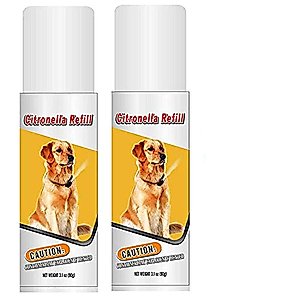 Downtown Pet Supply Citronella Refill Canisters to Control Dog Barking, No Bark, Anti Bark Collar - 6.2 oz - Two Pack