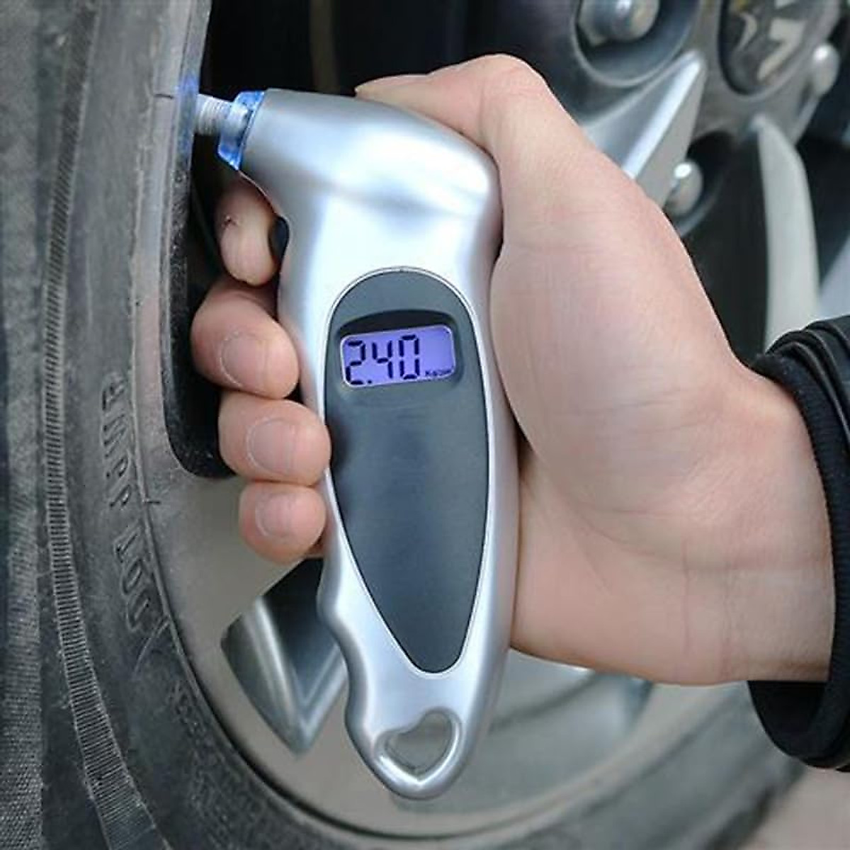 Tire Pressure Gauge Backlight High-precision Digital Tire Pressure Monitoring Car Tyre Air Pressure Gauge Meter LCD Display