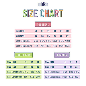 Wildkin Kids Rain Boots for Toddlers Boys & Girls, 100% Water Proof Rain Boots for Kids with Easy Slip-On Handles, Features No-Slip Tread, Ideal for All Seasons, Size 7 (Rainbow Hearts)