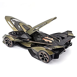 Maisto Diecast Cars Lambo V12 Vision Gran Turismo Matt Green Metallic 118 Diecast Model Car by Maisto (31454grn)