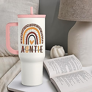 Noni Personalized Auntie Tumbler 40oz, Promoted To Aunt Gift Idea, Best Aunts Ever Present, Mother Day Gift For Auntie, Presents for Aunt, New Aunts, Promoted to Aunties
