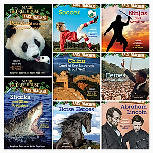 Magic Tree House Fact Trackers Complete 38 Book Set Collection Series (Includes Wild West, Baseball, World War II, Dragons and Mythical Creatures, Dogsledding and Extreme Sports, Vikings, Sharks and.)