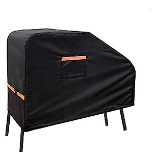 BRUXOLAY Barbecue Cover Suitable for Blackstone 22 inch (17 inch) Grill, Waterproof Grill Cover, UV Resistant Outdoor Grill Cover, Two Side Vents, 600D Heavy Waterproof Fabric (Cover Only)