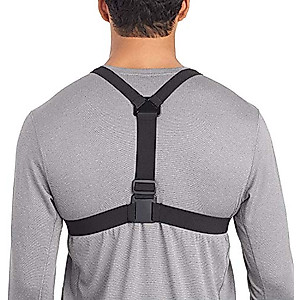 Adjustable Chest Mount Harness Chest Strap Belt for GoPro Hero10, Hero 9, Hero 8, Hero 7 Black, 7 Silver, 7 White, Hero 6, 5, 4, Session, 3+, 3, 2, 1, Hero (2018), 360 Degree Rotate Adapter Holder