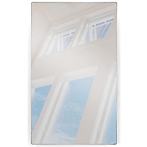 Displays2go 32" Wall Mounted Digital Signage Mirror with Motion Sensor, Android 7.1 - Silver (DGMM32)