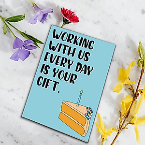 Work Bestie Card Work Friend Birthday Card Coworker Birthday Card Colleague Birthday Card Boss Birthday Card Coworker Gift Leaving