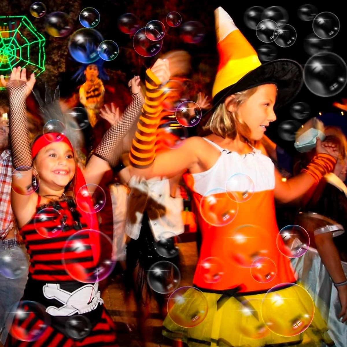 VKTEN 64Pcs Halloween Bubble Wands Mini Bubbles Party Favors for Kids Halloween Party Favors Halloween Treat Bag Stuffers Goody Bag Filler Halloween Treats Prizes