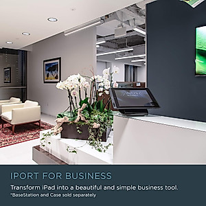 IPORT LAUNCH (LaunchPort) BaseStation iPad Stand - Compatible with all LAUNCH Cases - Silver