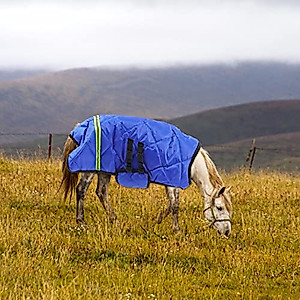 Generic Calf Blanket Thickened Livestock Warm Clothes - Soft Flannelette Calf Vest Winter Coat for Farm Cows Horses - Random Style