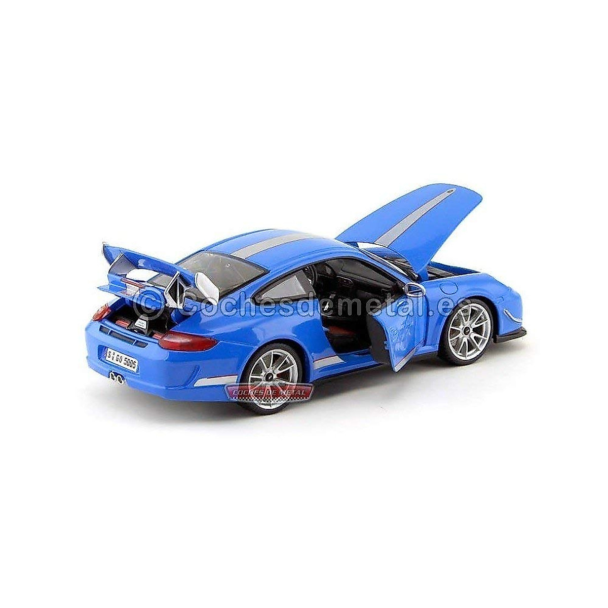 Bburago 11036BL Porsche 911 GT3 RS 4.0 Blue 1/18 Diecast Car Model