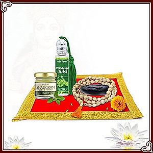 Vedic Vaani Sacred Varaha Lakshmi Laxmi Shankhu Shaligram Shila (Pack of 4)