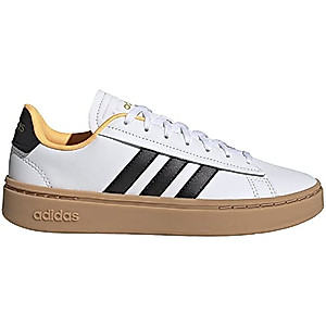 adidas Originals Grand Court Alpha White/Black/Flash Orange 7 B (M)