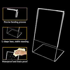 Leonuliy 5 Pack Mini Photo Picture Frame for Polaroid Fujifilm Instax Mini 7s 8 9 11 12 EVO, NONS SL42. (L-Shape)