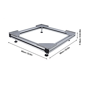 Haofy Washing Machine Stand Base for Refrigerator Dryer with Sturdy Feet, Suitable for Placing Heavy Appliances, Ventilated and Rust Proof