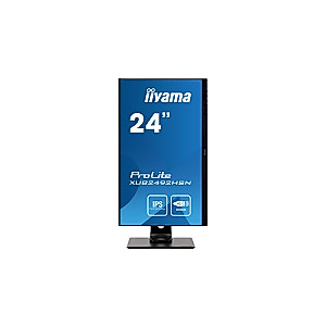 iiyama XUB2492HSN-B1 24" IPS LCD USB-C 65W Charging, 4ms, Full HD 1920x1080, RJ45, 1x HDMI,1 x DisplayPort In, 1 x DisplayPort Out,1 x VGA, 2 x USB, 2 x 2W Speakers, Height Adjustable Stand