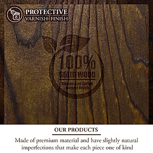 MyGift 2 Tier Wall Mounted Industrial Matte Black Metal Towel Holder Bar on Rustic Burnt Solid Wood, 18 Inch Dual Rails for Hanging Bathroom Hand Towels