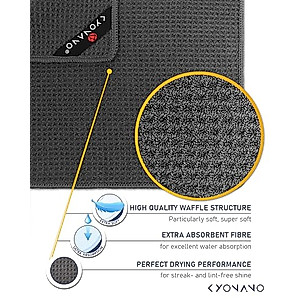 KYONANO Espresso Accessories - Barista Micro Cleaning Towels 4 Pack - Make The Perfect Coffee or Espresso - Coffee Accessories for Barista to Clean Steam Wand Coffee or Espresso Machine(12''x12'')