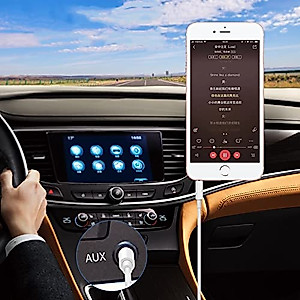 Learsoon Replacement Extension Audio Cable Cord Fit for Bose On-Ear 2/OE2/OE2i/QC25/QC35/Soundlink/SoundTrue Headphones (White)