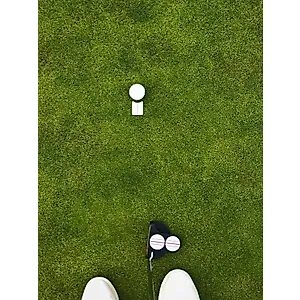 Sticker for Golf Putter and Ball Marker (Triple Track) (Red and Blue, 1Pack)