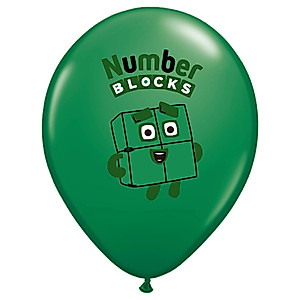 Number Blocks Balloons for Number Blocks Party Supplies| 30Pcs Colorful Balloons for Number Blocks Birthday Decorations| Number Birthday Party Decors