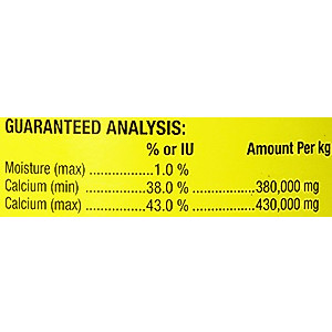 Zoo Med Avian Calcium Bird Food, Black, 8 Ounce (Pack of 1)