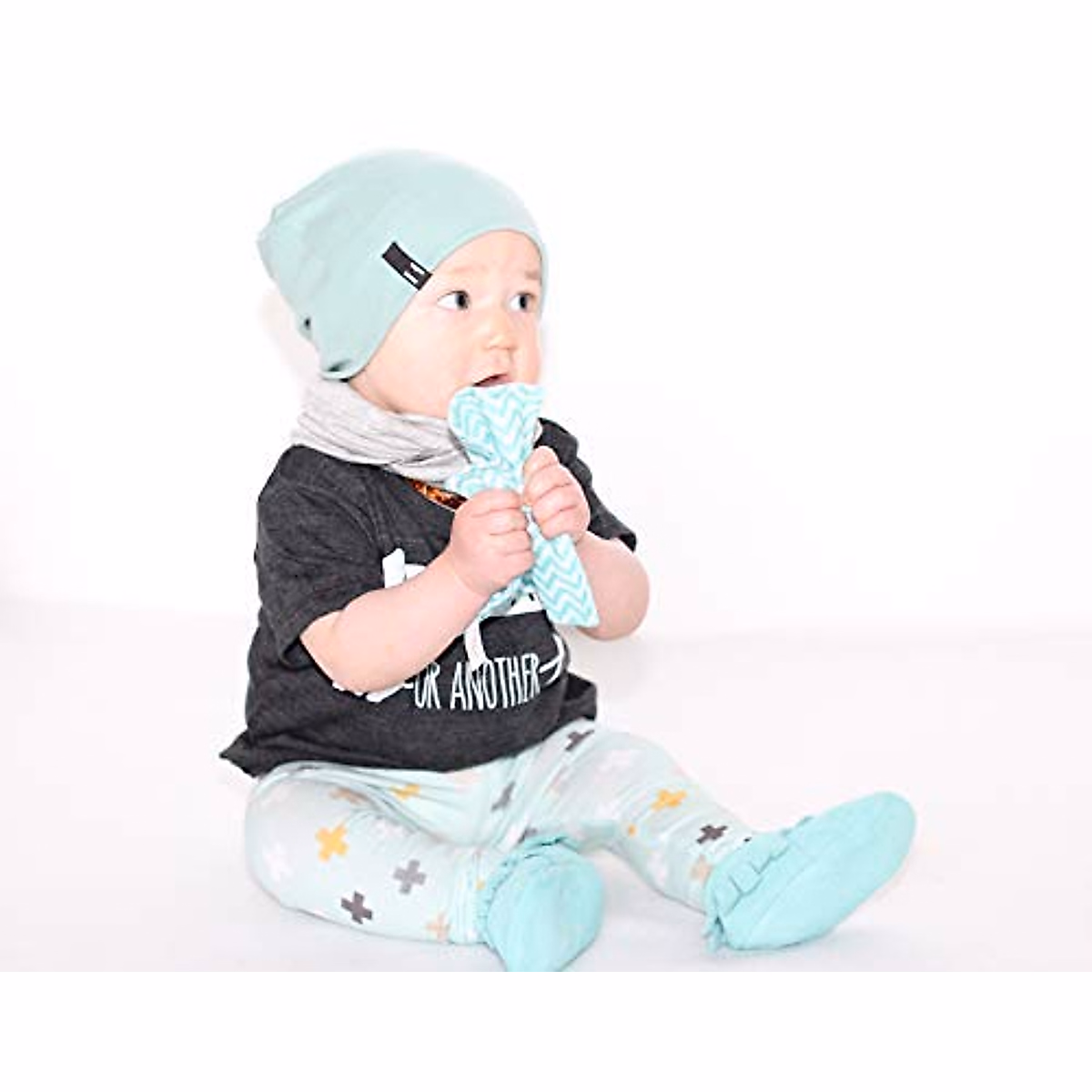 Baby Paper Original Crinkle Sensory Toy | Triangle, Yellow, Blue 3-Pack | Bright Colors, Washable, and Non-Toxic Crinkle Paper for Babies | Perfect Bow Gift Topper Reusable as a Crinkle Toy