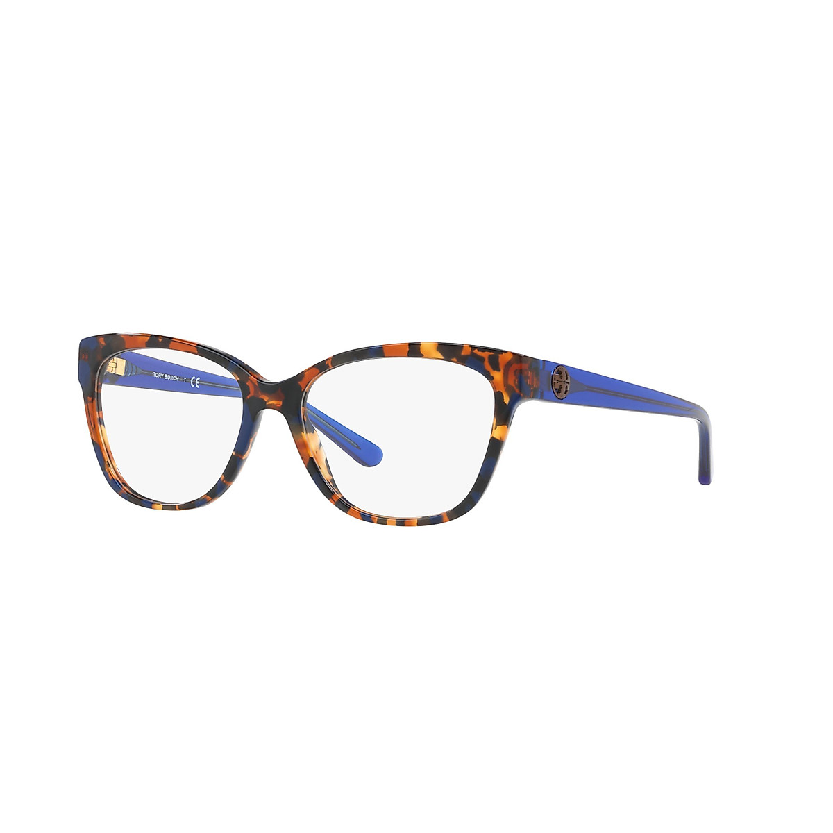 Tory Burch TY2079 Eyeglass Frames 1683-51 - Blue Flake Tort TY2079-1683-51