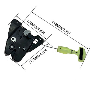 Tailgate Lock Trunk Latch Actuator for Chrysler 200 300 Dodge Dart Charger Avenge Challenger Replace 931-714 5056244AA 5056244AB 5056244AC 5056244AD