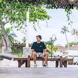 Hurley mens One and Only Gradient T-shirt Shirt, Black, XX-Large US